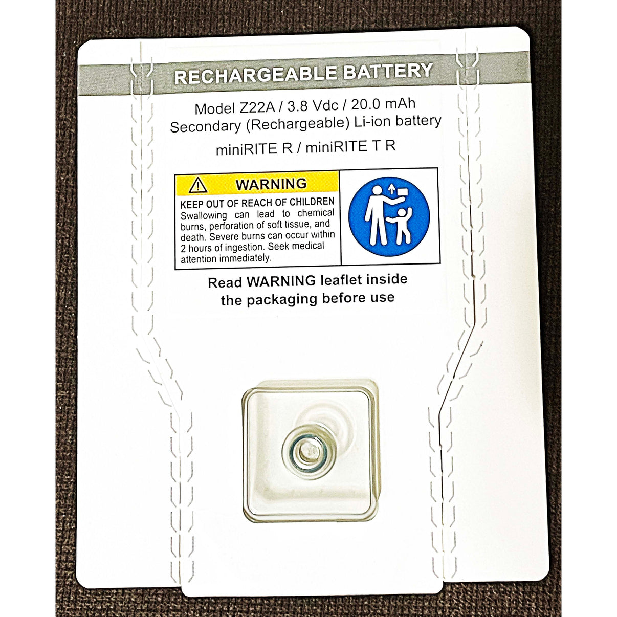 Model Z22A for a all rechargeable hearing aids OTICON, miniRITE R/Mini ...