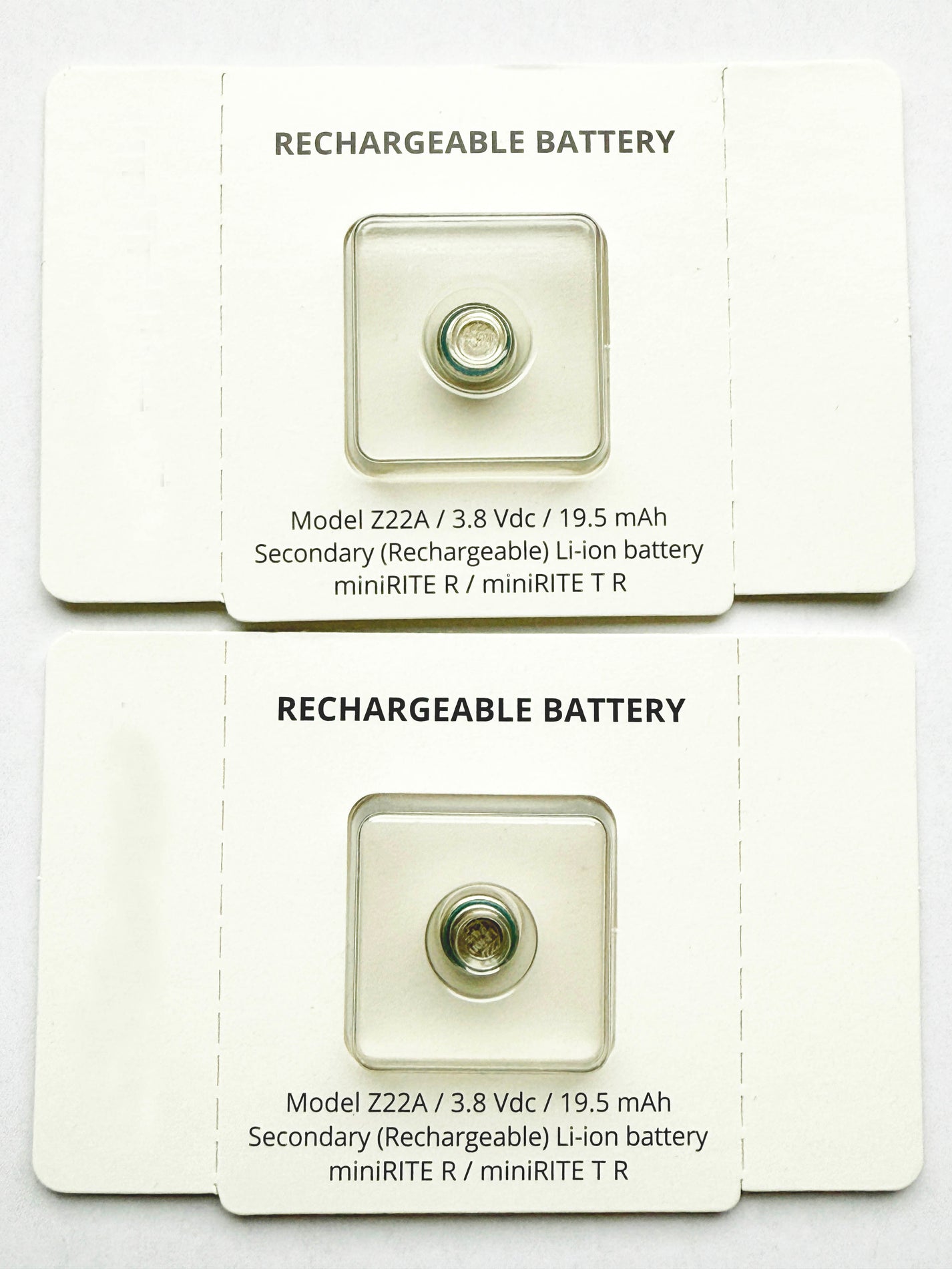 Pair of OEM Model Z22A for Minirite R rechargeable hearing aids, miniR ...