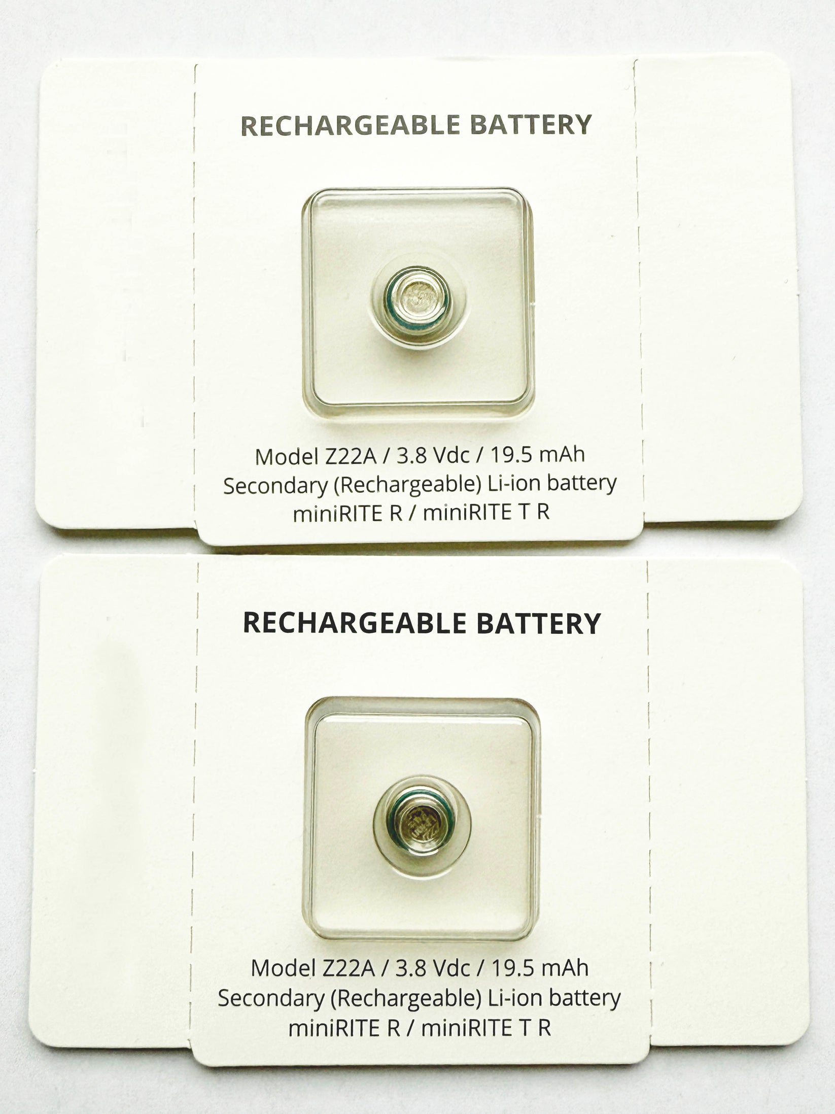 Pair of OEM Model Z22A for Minirite R rechargeable hearing aids, miniR ...