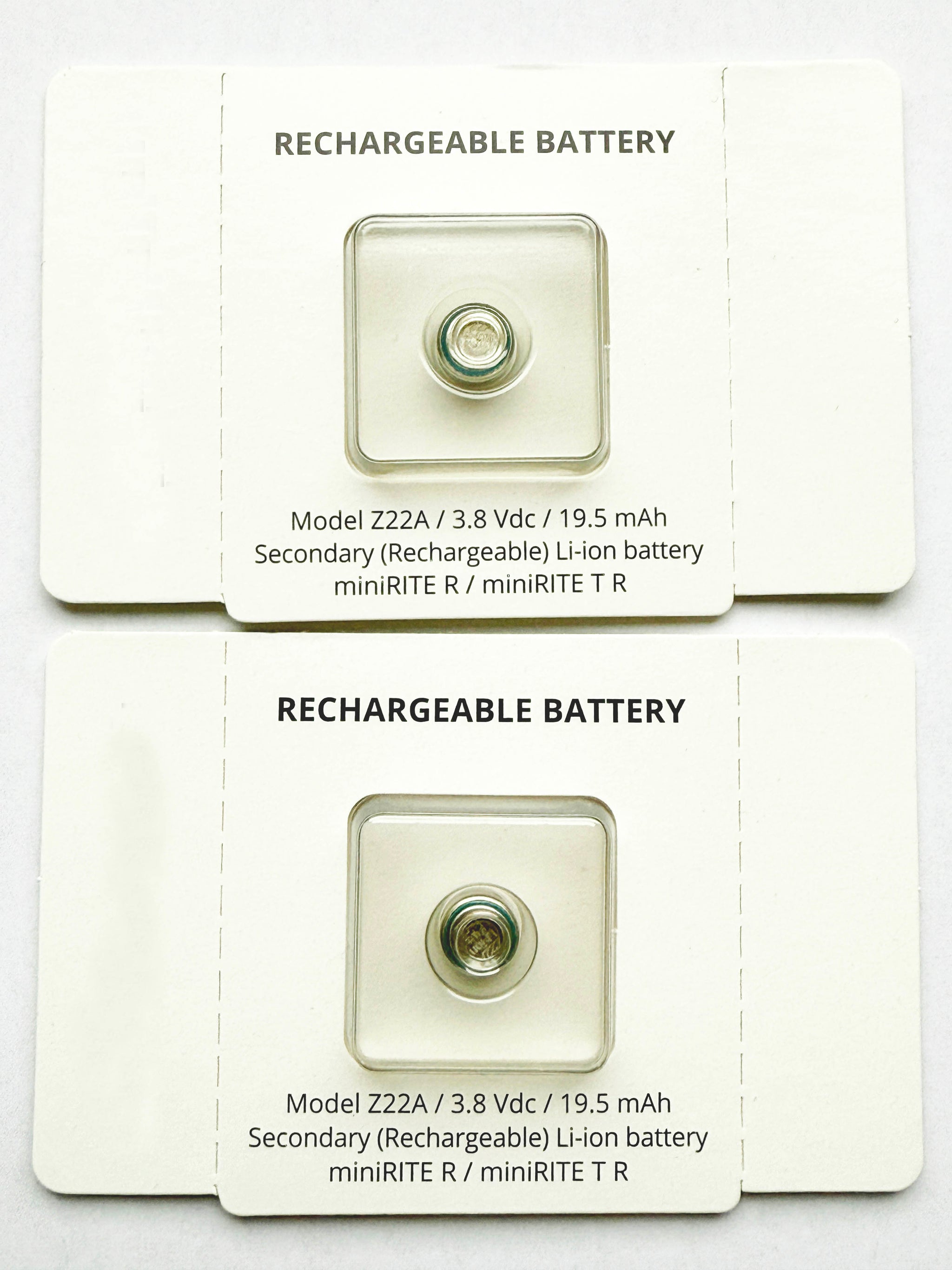 Pair of OEM Model Z22A for Minirite R rechargeable hearing aids, miniR ...