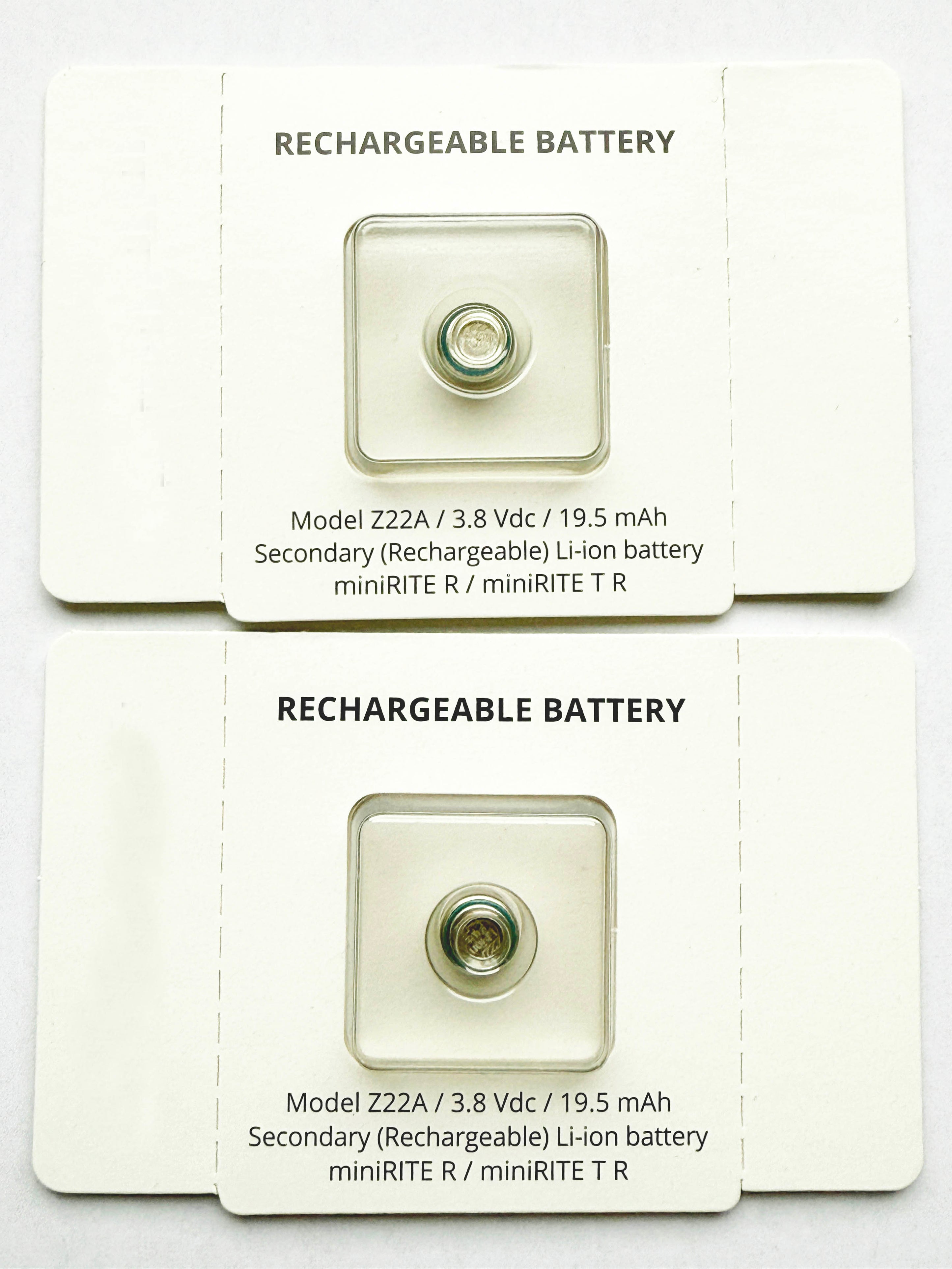 Pair of OEM Model Z22A for Minirite R rechargeable hearing aids, miniR ...