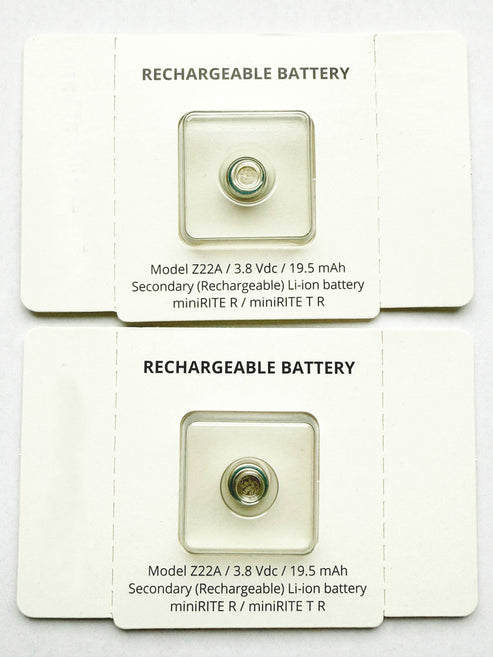 Pair of OEM Model Z22A for Minirite R rechargeable hearing aids, miniR ...
