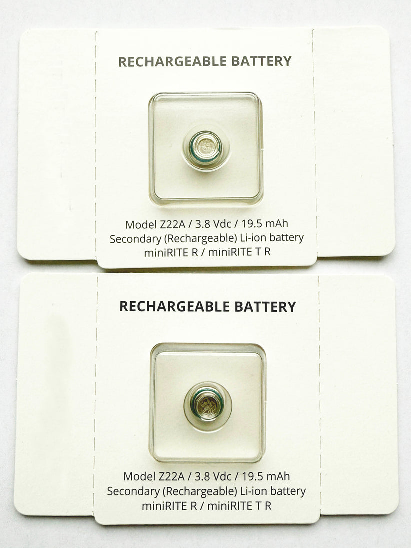 Pair of OEM Model Z22A for Minirite R rechargeable hearing aids, miniR ...
